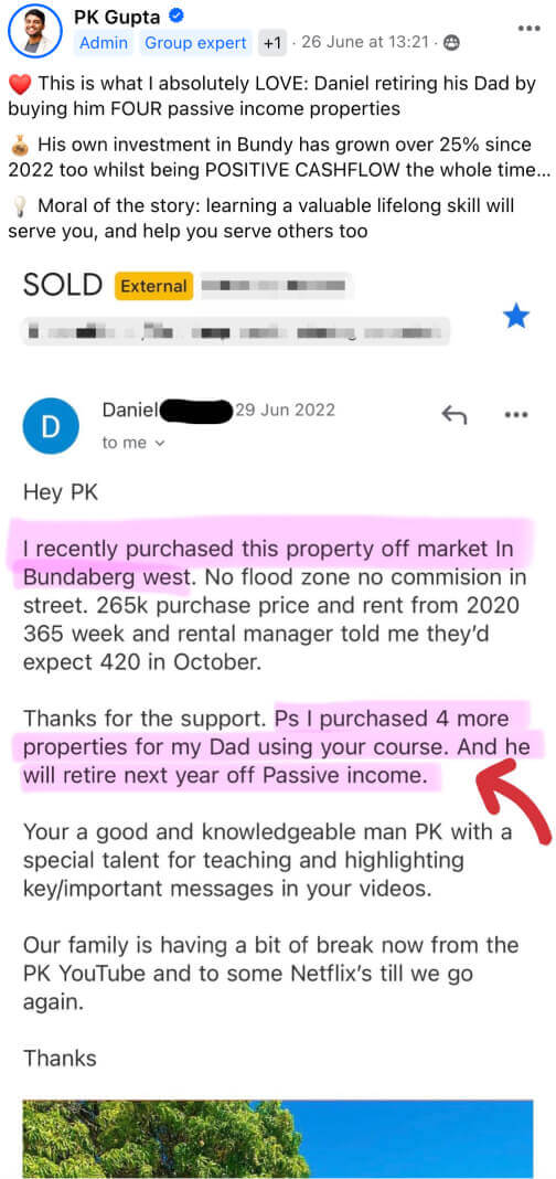 Property Investment Education Testimonials - Consulting By PK